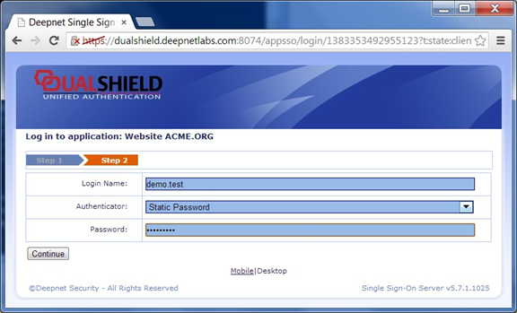 Authentication [APC] - DualShield MFA Platform - Deepnet Security Technical Guides